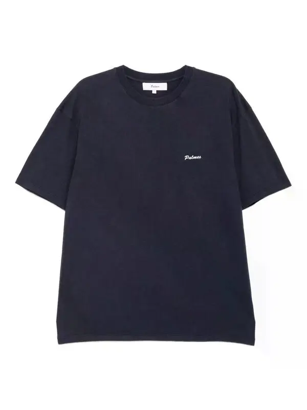 PALMES Dyed T-shirt - Blue