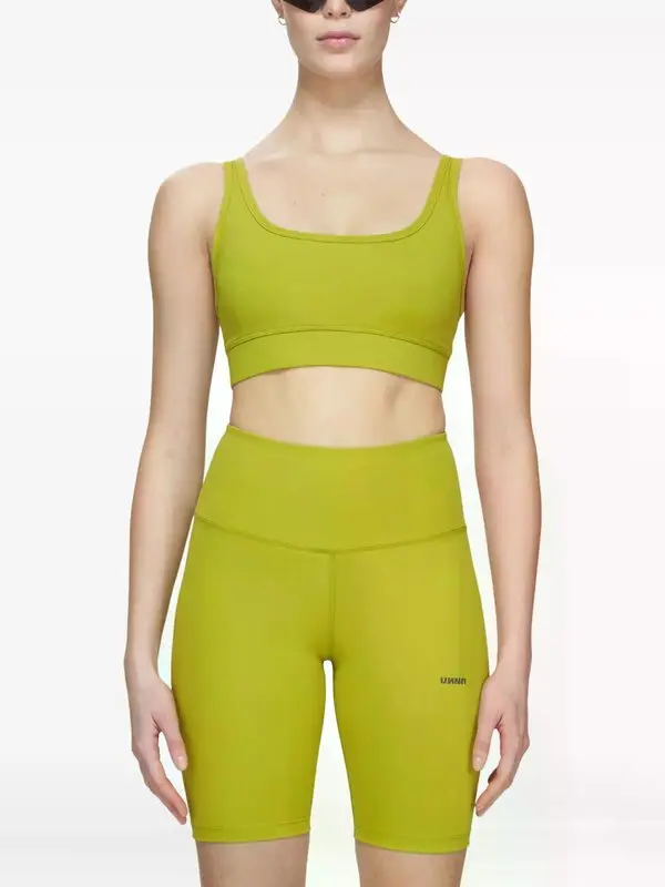 UNNA Logo-print Bra - Green