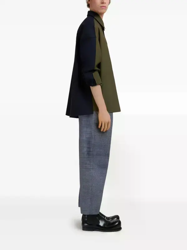Marni Contrast-sleeve Button-up Shirt