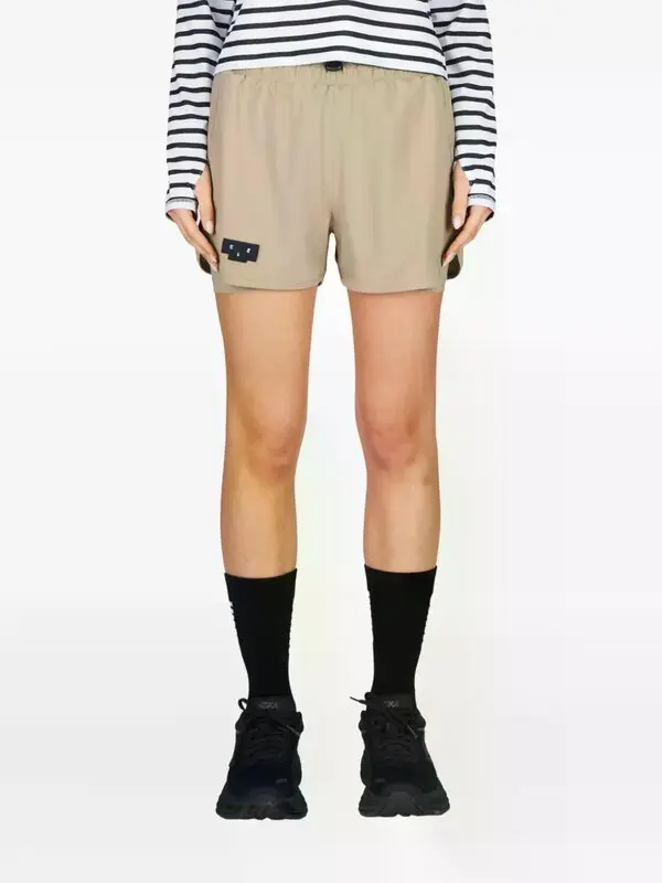 UNNA Logo-patch Shorts