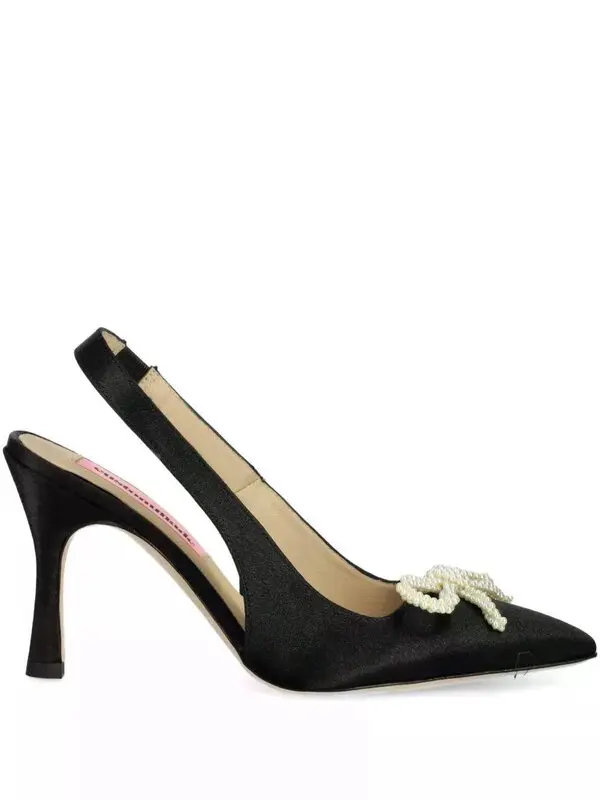 CUSTOMMADE Ayanna Slingback Pumps - Black