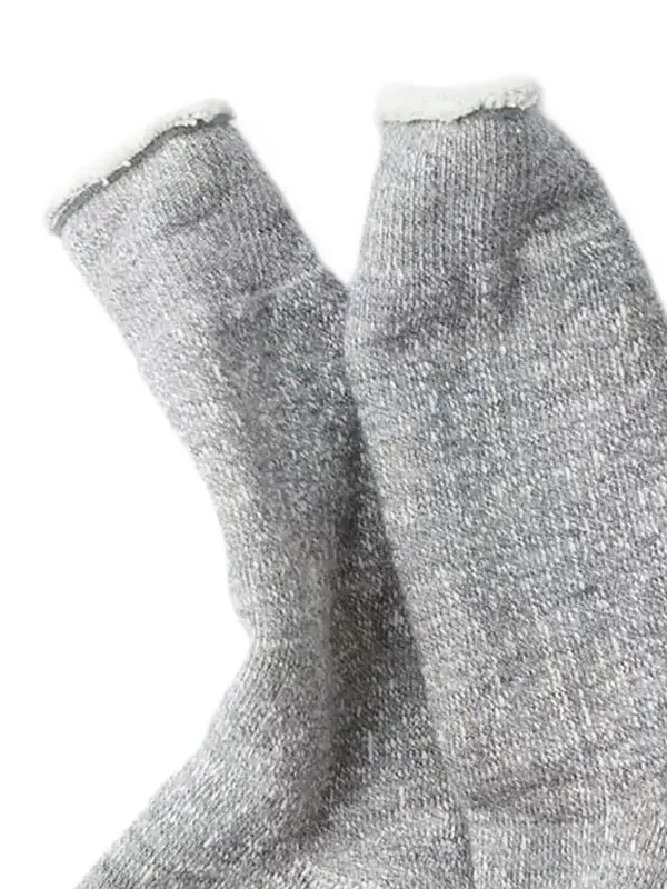 ROTOTO Double-face Crew Socks - Grey