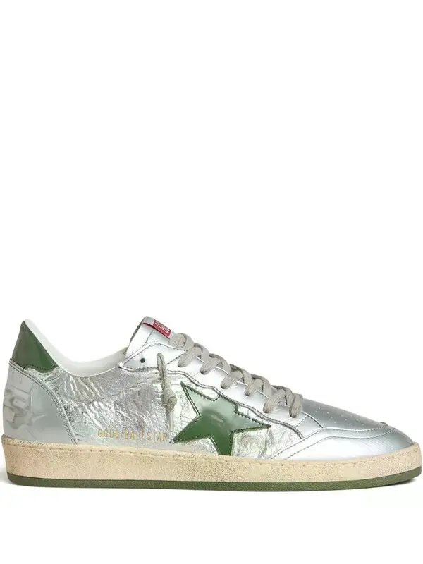 GOLDEN GOOSE Ball Star Sneakers - Silver