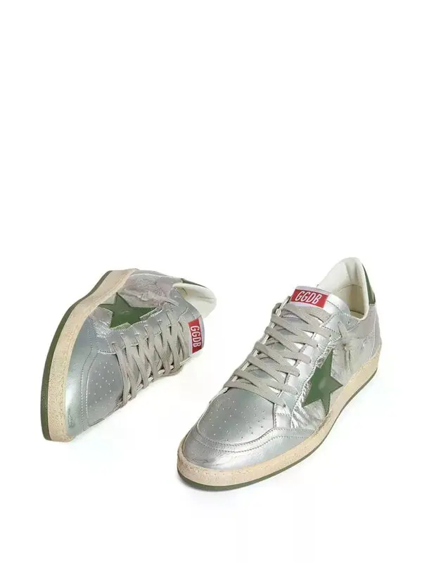 GOLDEN GOOSE Ball Star Sneakers - Silver