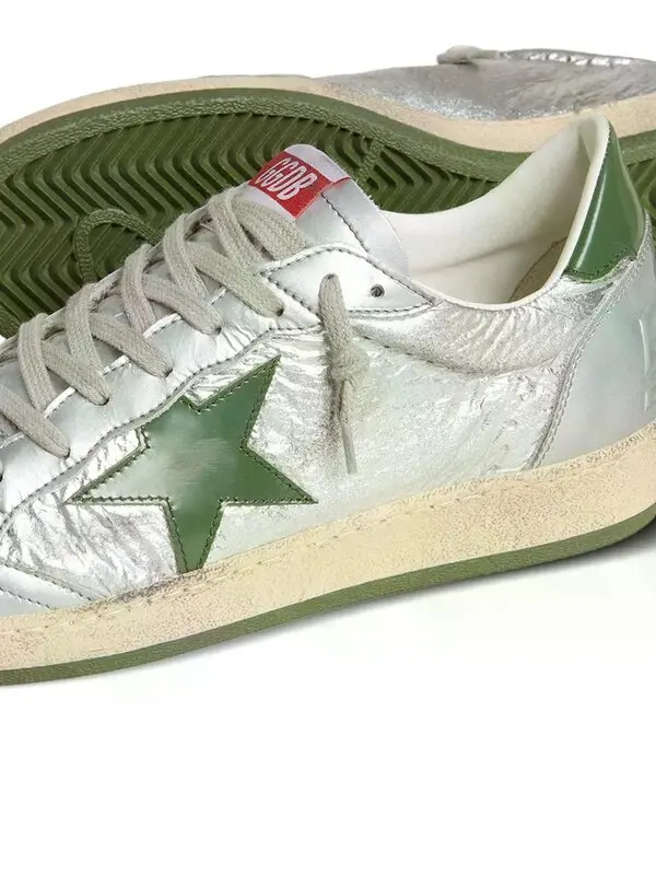 GOLDEN GOOSE Ball Star Sneakers - Silver
