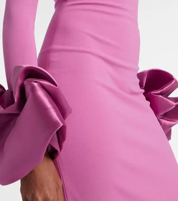 Solace London Talia Off-shoulder Gown - Pink