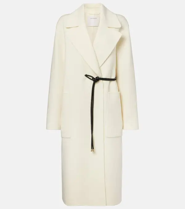 Sportmax Abate Virgin Wool Wrap Coat