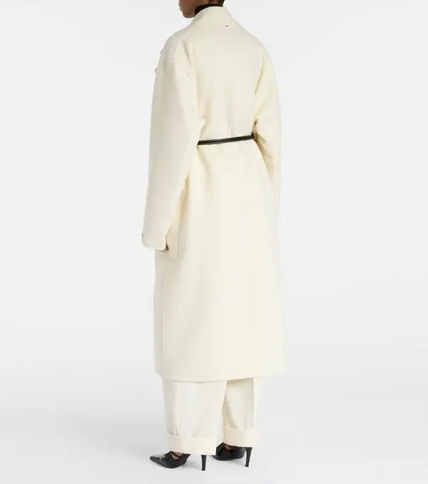 Sportmax Abate Virgin Wool Wrap Coat