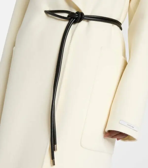 Sportmax Abate Virgin Wool Wrap Coat