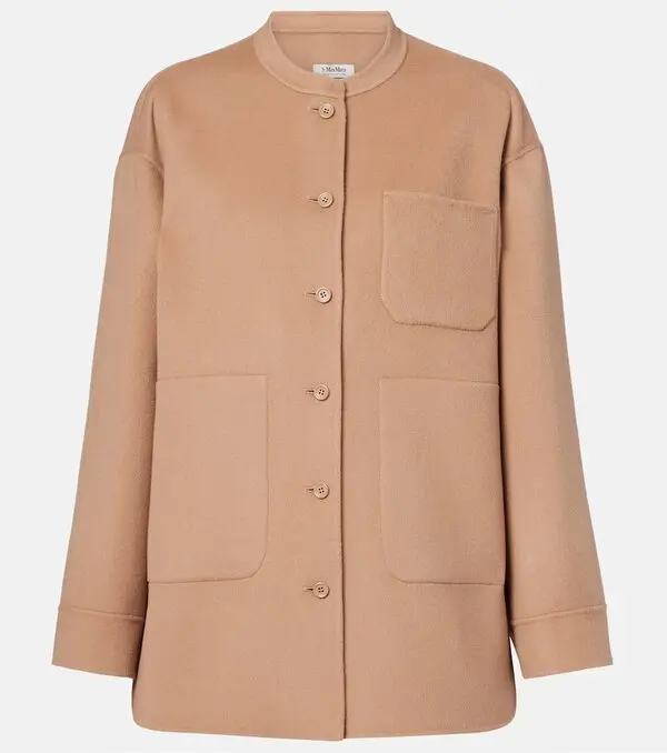 Max Mara Costanza Virgin Wool Jacket - Brown