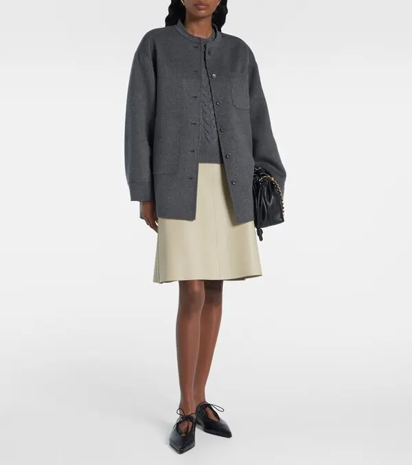 Max Mara Costanza Virgin Wool Jacket - Grey
