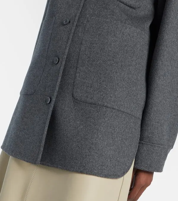 Max Mara Costanza Virgin Wool Jacket - Grey