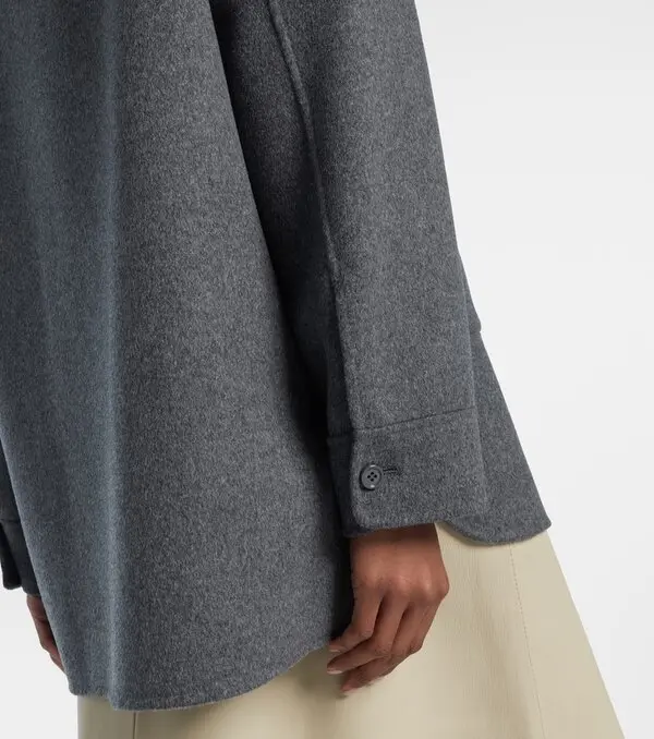 Max Mara Costanza Virgin Wool Jacket - Grey