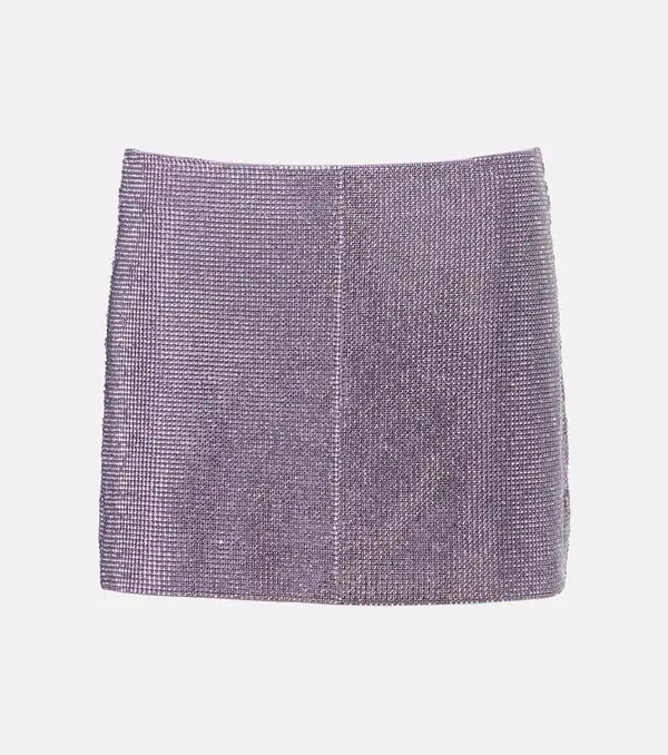 SELF-PORTRAIT Chainmail Mini Skirt