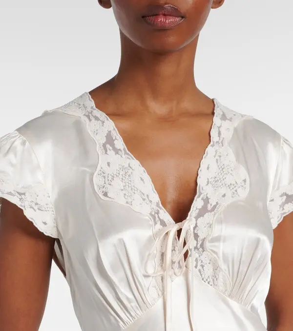 Rixo Amari Satin Gown