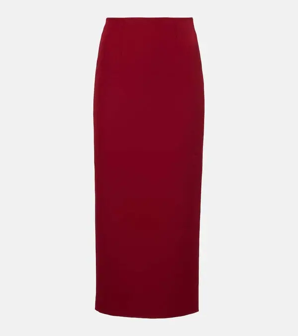 Roland Mouret Crêpe Pencil Skirt - Red