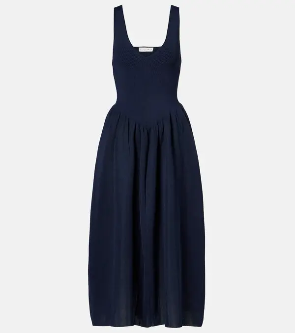 Altuzarra Lollie Midi Dress - Blue