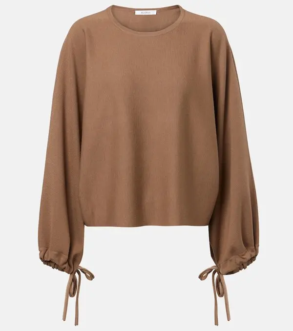 Max Mara Frais Virgin Wool Sweater - Brown