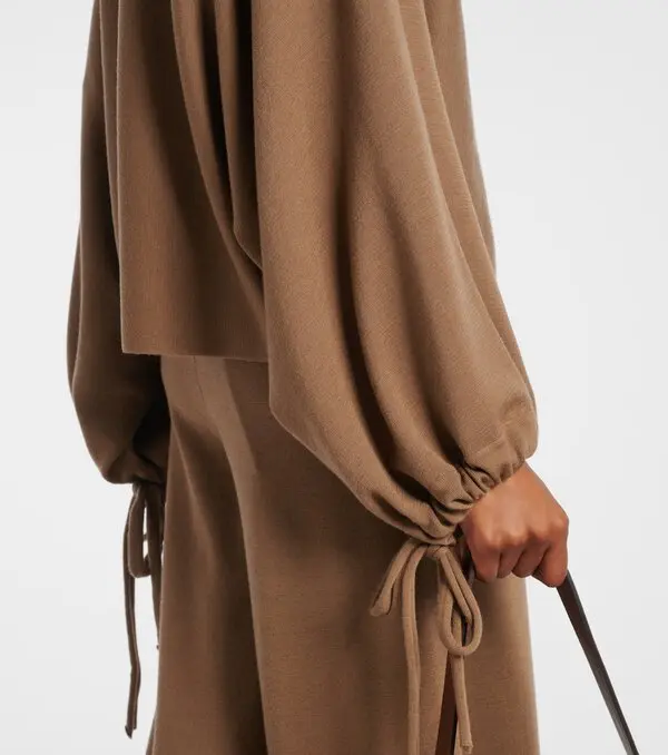 Max Mara Frais Virgin Wool Sweater - Brown