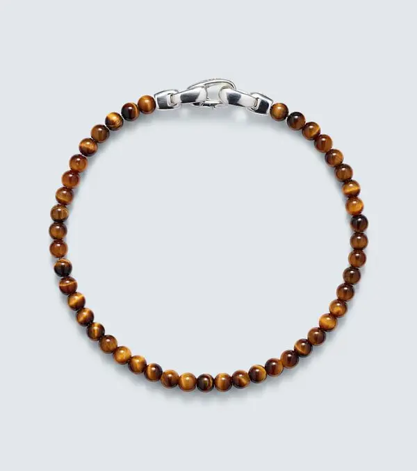 David Yurman Spiritual Beads Bracelet With Tiger's Eye - Brown