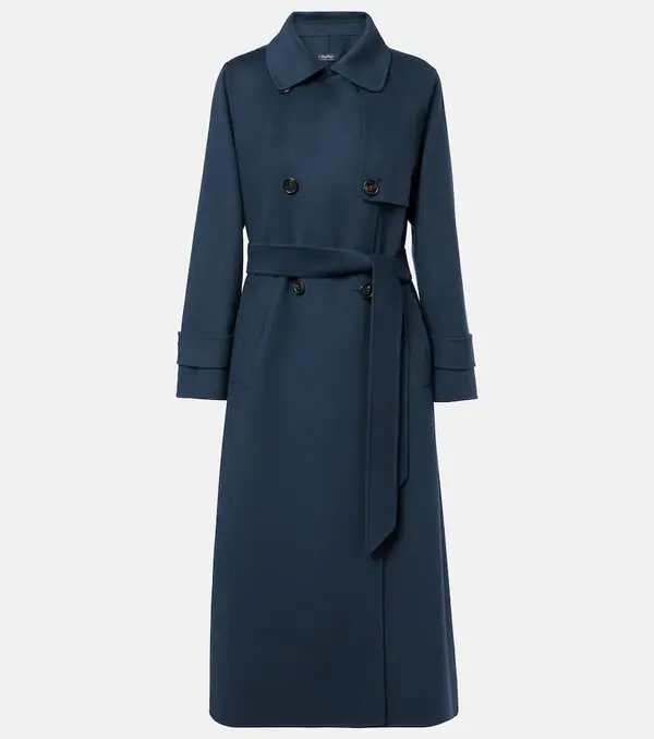 Max Mara Belted Virgin Wool Coat