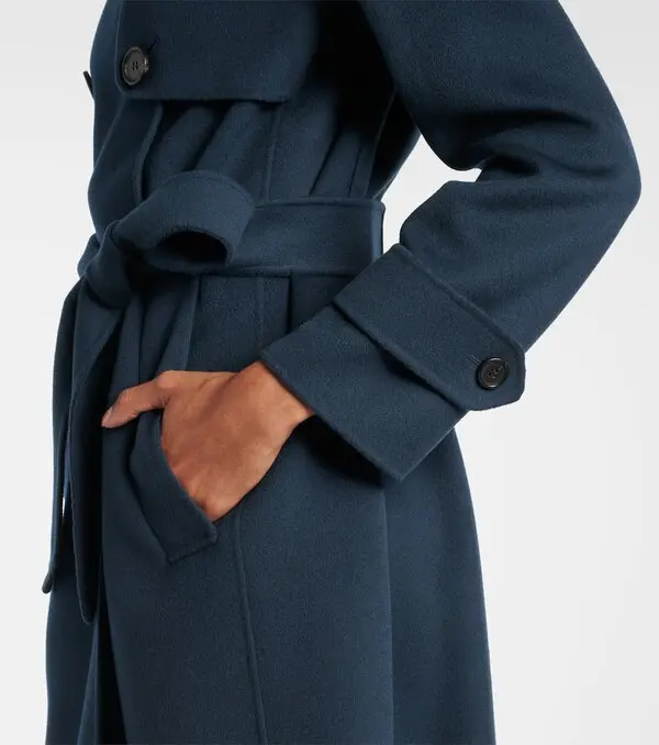 Max Mara Belted Virgin Wool Coat