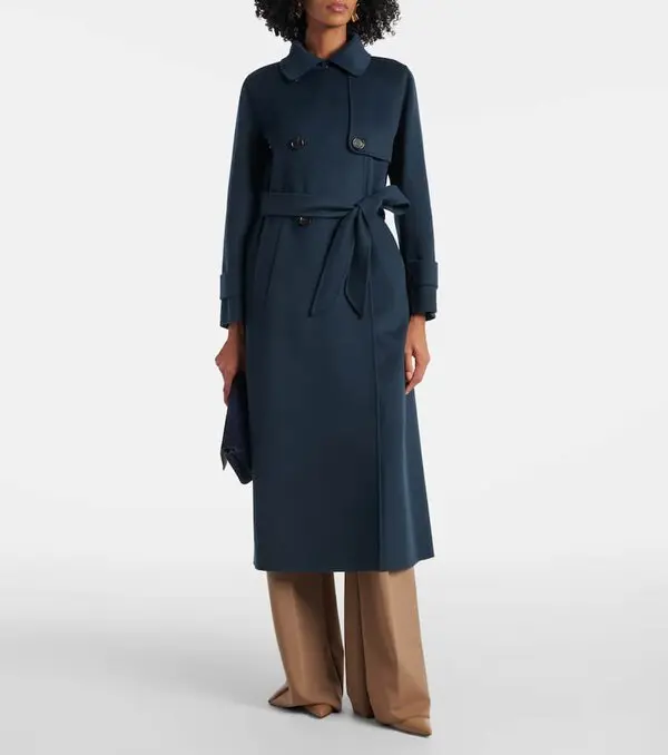 Max Mara Belted Virgin Wool Coat