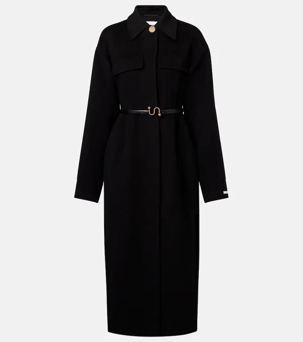 Sportmax Olio Virgin Wool Coat - Black