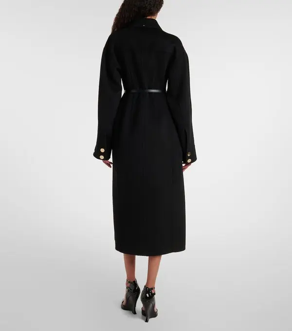 Sportmax Olio Virgin Wool Coat - Black