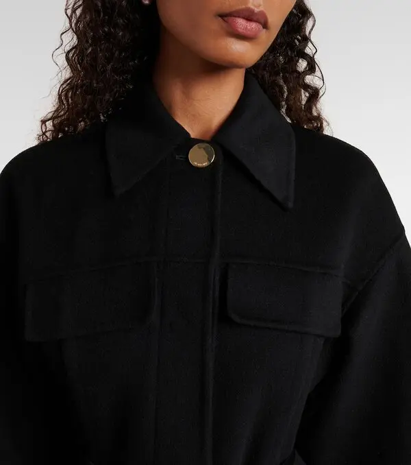 Sportmax Olio Virgin Wool Coat - Black