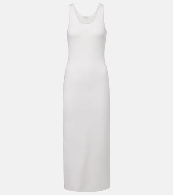 Max Mara Wool Maxi Dress - White