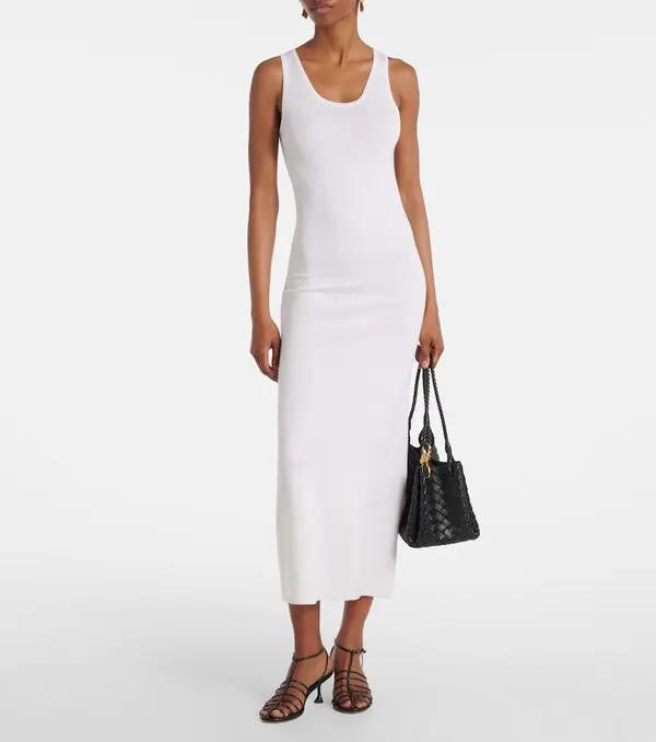 Max Mara Wool Maxi Dress - White