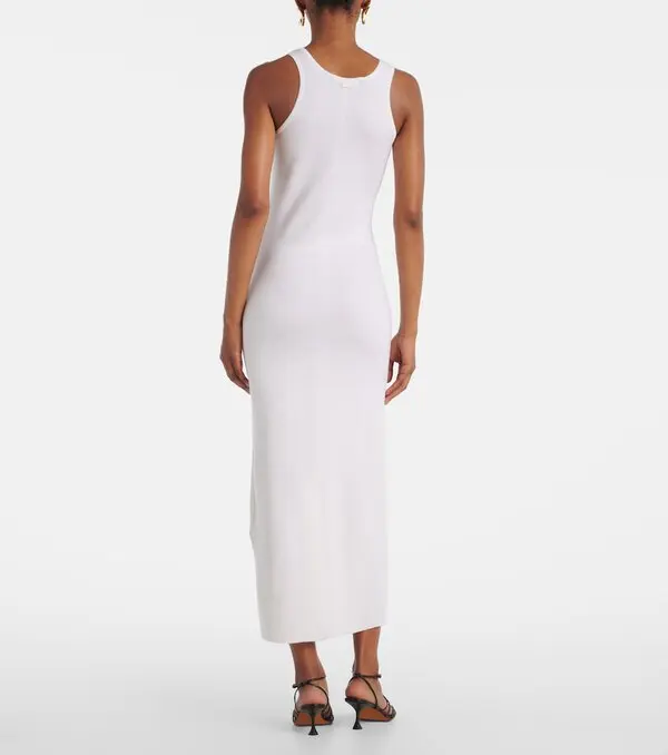 Max Mara Wool Maxi Dress - White
