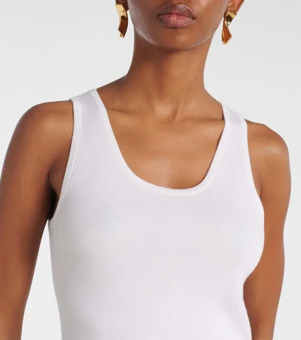 Max Mara Wool Maxi Dress - White