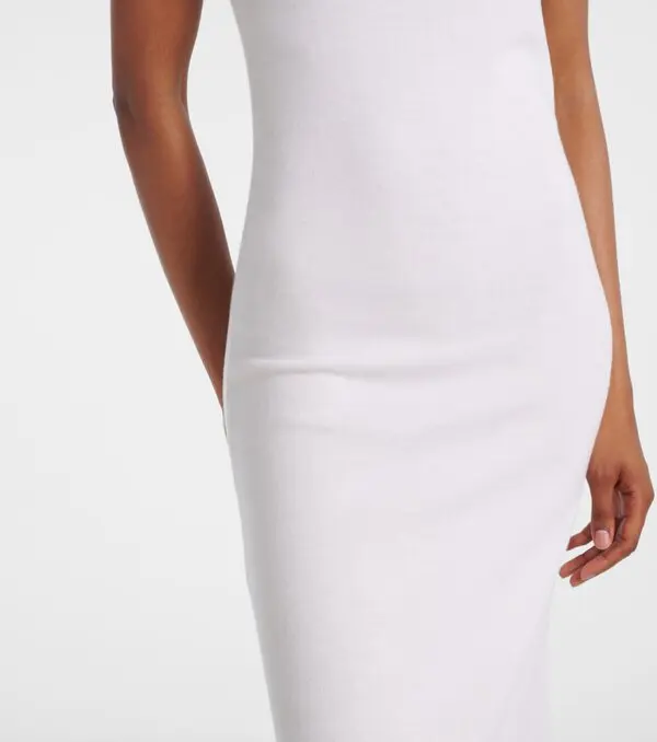 Max Mara Wool Maxi Dress - White