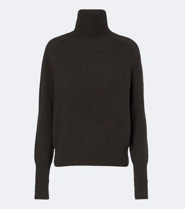 Victoria Beckham Wool Turtleneck Sweater - Green