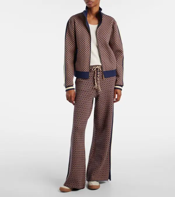 The Upside Crossroad Cotton-blend Bomber Jacket - Multicoloured