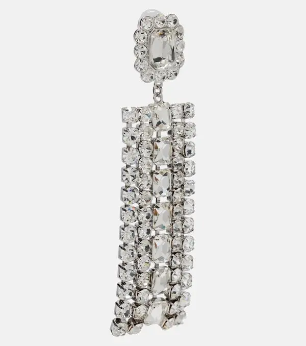 SELF-PORTRAIT Crystal-embellished Drop Earrings