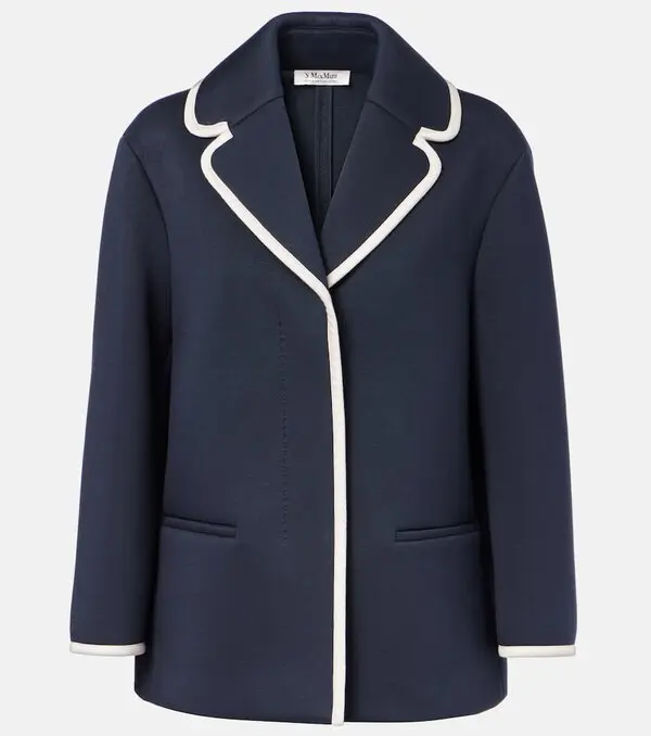 Max Mara Single-breasted Jersey Blazer