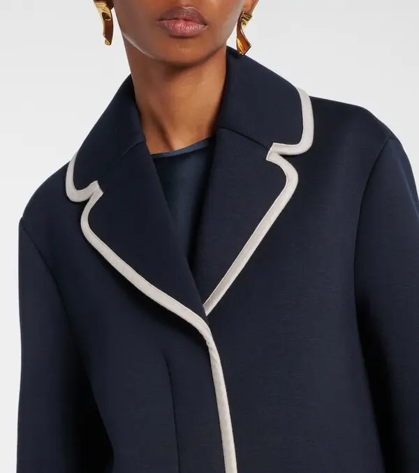 Max Mara Single-breasted Jersey Blazer