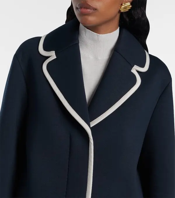 Max Mara Single-breasted Jersey Blazer
