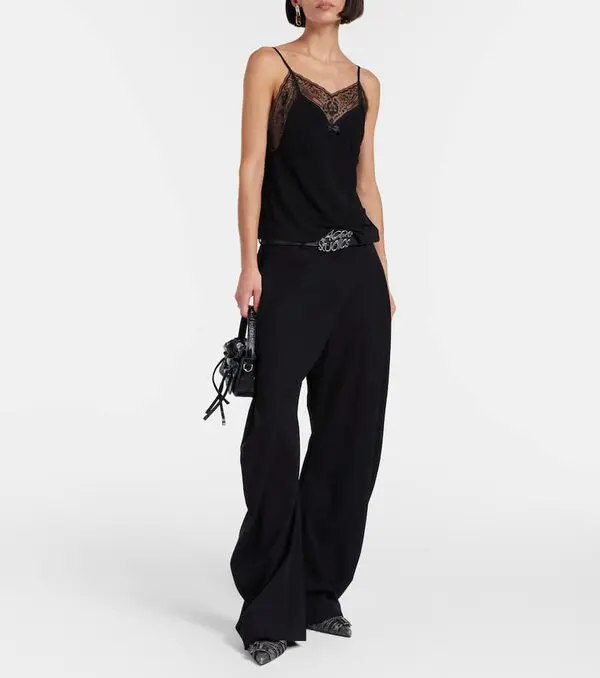 Acne Studios Nylon-trimmed Top