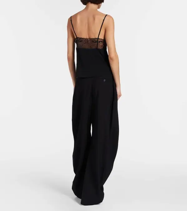 Acne Studios Nylon-trimmed Top