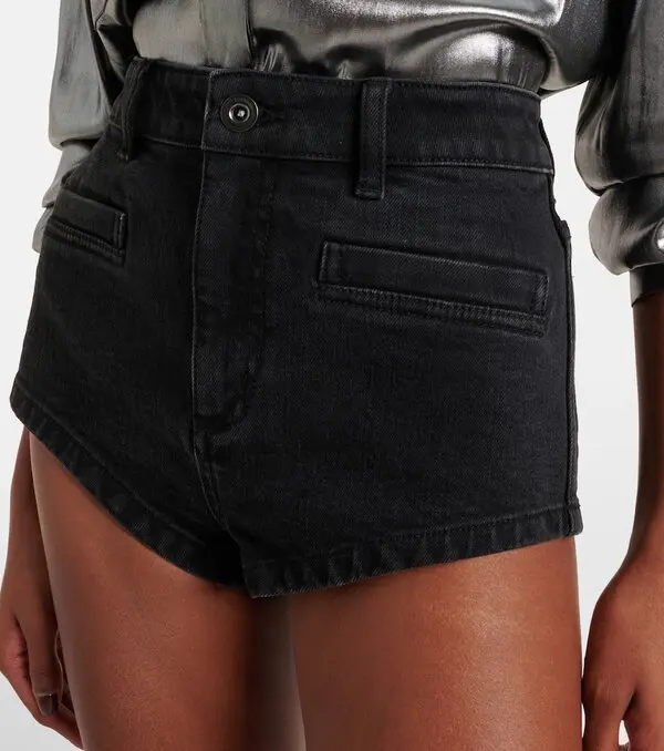SELF-PORTRAIT Denim Shorts