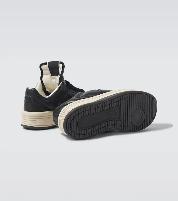 Rick Owens X Converse Leather Sneakers