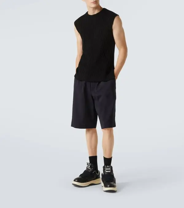Rick Owens X Converse Leather Sneakers