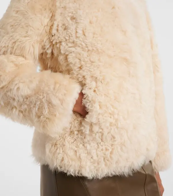 TOM FORD Shearling Jacket - White