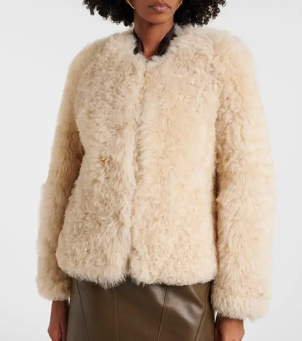 TOM FORD Shearling Jacket - White