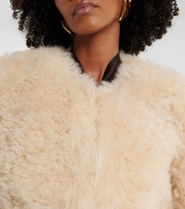 TOM FORD Shearling Jacket - White