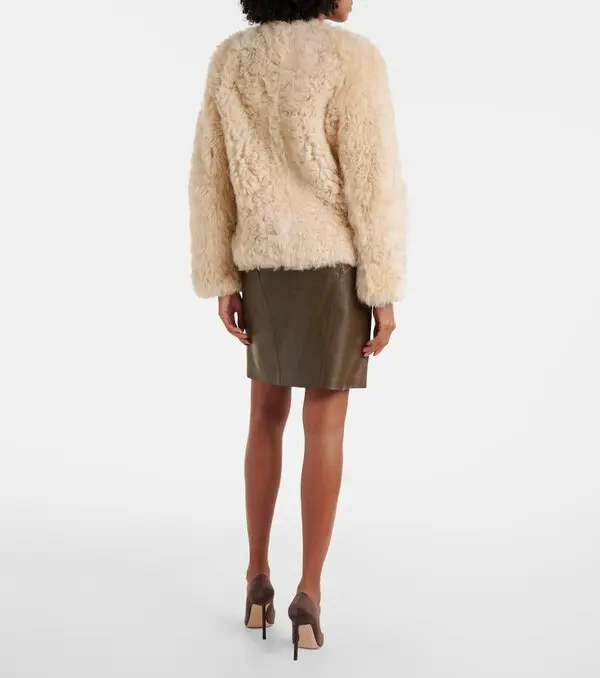 TOM FORD Shearling Jacket - White